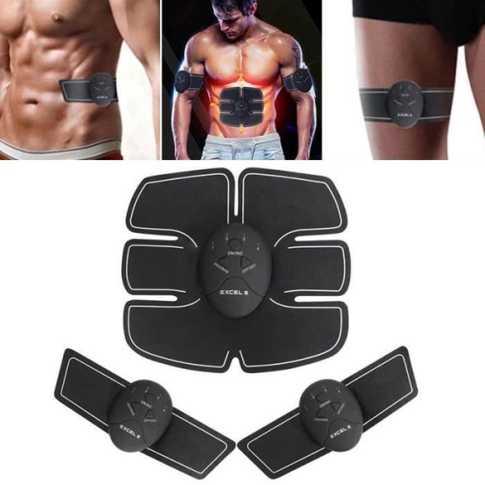 Electrostimulateur Appareil de Musculation Abdominaux Bras Cuisses Ceinture abdo Fitness pour ...