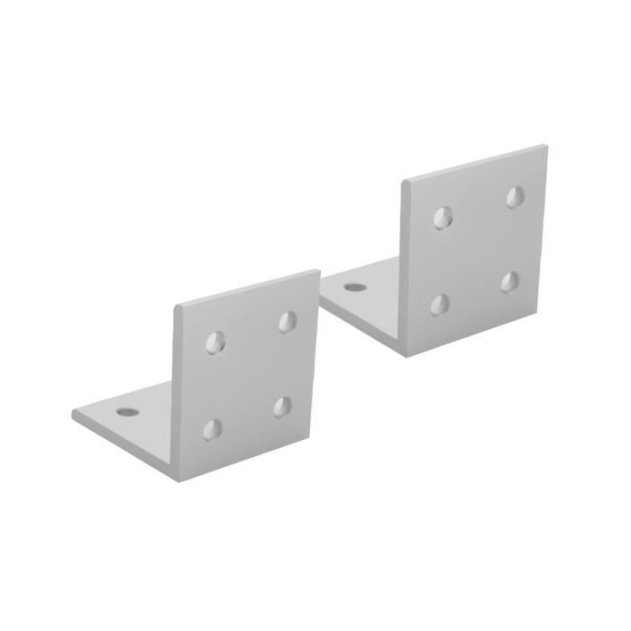 Supports d'angle - ZJCHAO - 2040 - Aluminium - Lot de 2 - 40mm x 40mm ...