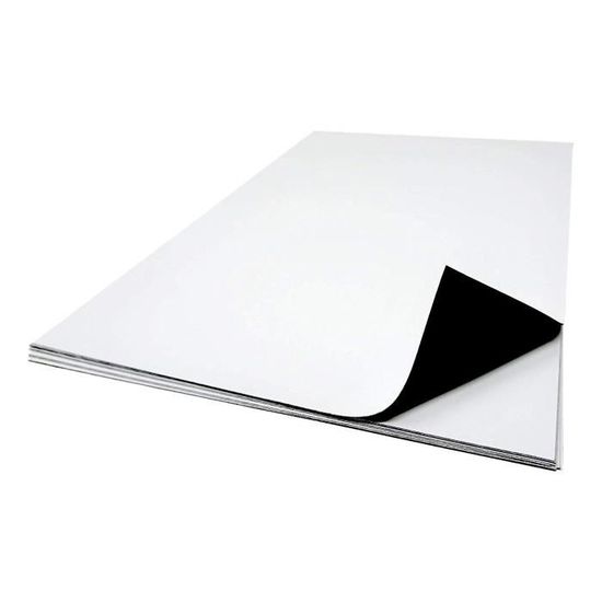 Lot de 5 : Stickers magnétique Stickers aimanté A4 personnalisable en ...