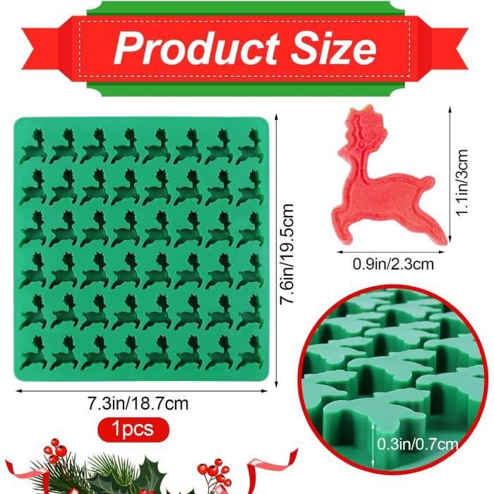 Moule À Chocolat De Noël, Moule De Noël En Silicone, Moule À Chocolat ...