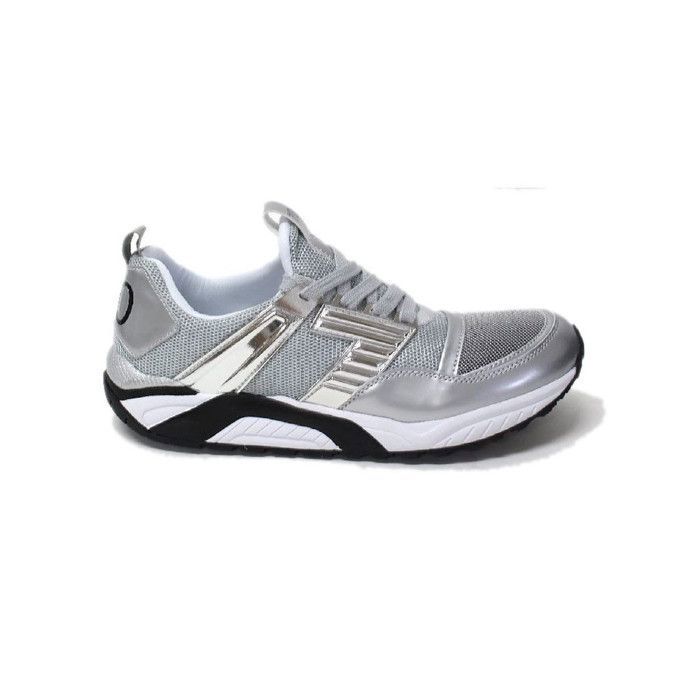 Basket EA7 Emporio Armani 7.0 TRAINER Homme Gris Tige en mesh et synthetique Semelle en caoutchouc