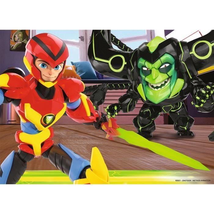 Puzzle 100 pièces - Super Axel contre Madcap - Nathan - Dessins animés ...