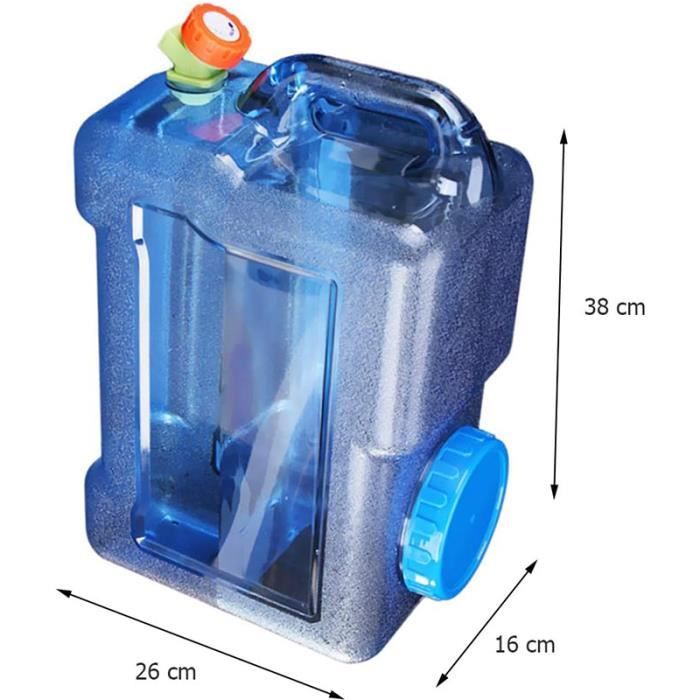12L Reservoir Eau Camping Car,Portable Bidon d'eau avec Poignée ...