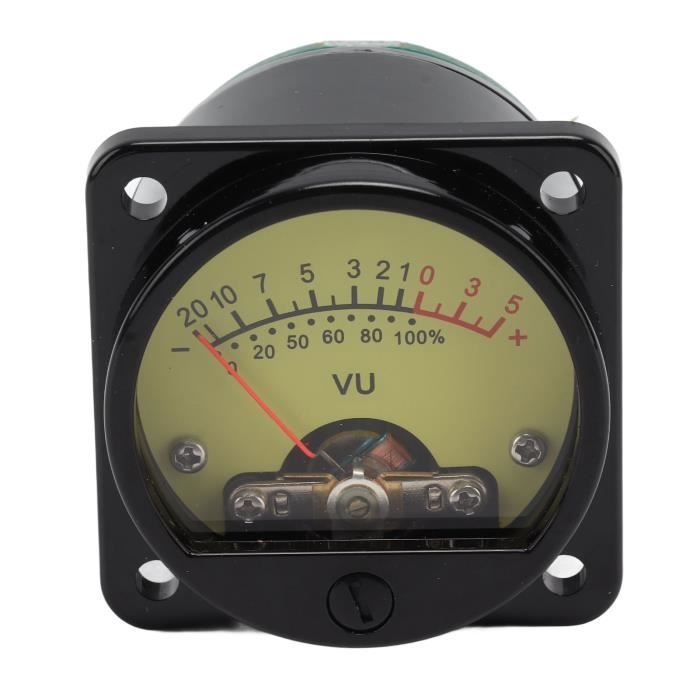 Cikonielf Ampli de niveau VU VU Panel Meter VU-mètre professionnel ...