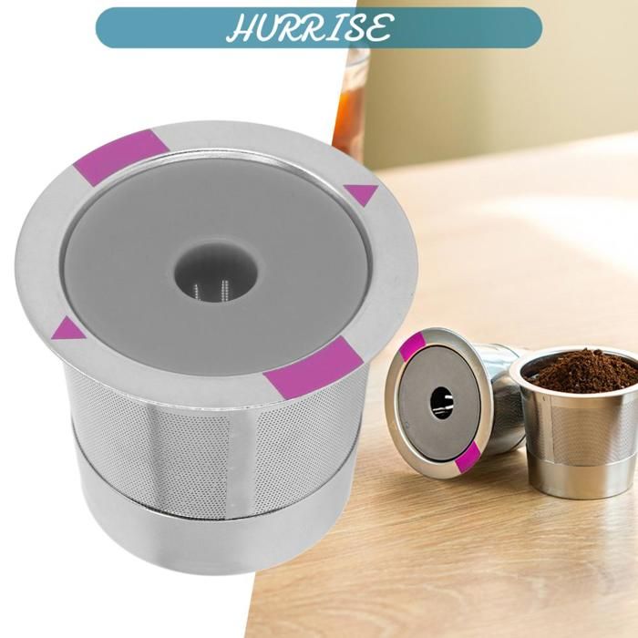 Dosette de café en métal, tasse filtrante rechargeable réutilisable en ...