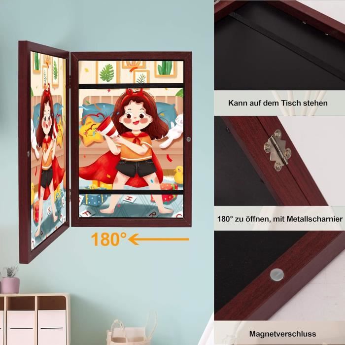 Lot De 3 Cadres Photo D'Art Pour Enfants - Format A4 - Pour Dessins D ...