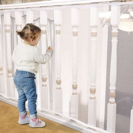 Filet escalier,Filet de sécurité pour enfant,Balustrade Escalier Filet ...