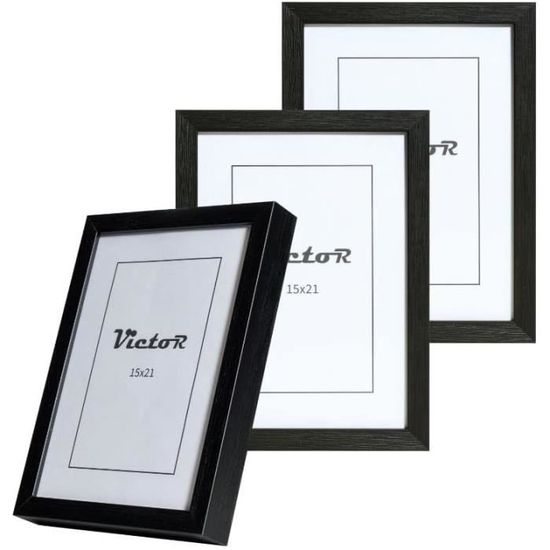 Cadre Photo Stieler Set De 3-15X21 Cm (A5) En Noir - Cadre Photo ...