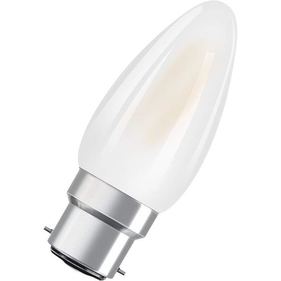 Lot de 10 Ampoules LED | Culot B22 | Blanc chaud | 2700 K | 4 W ...