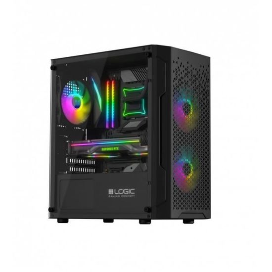 Boîtier PC - Logic - Aramis - Blanc - WiFi 802.11ac - Bluetooth 5.0 - 3 ...