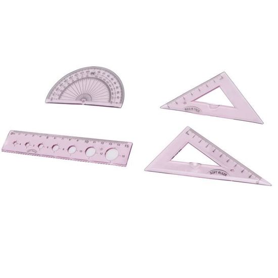 Ensemble de règles - VBESTLIFE - 4 pièces - Plastique souple - Couleur ...