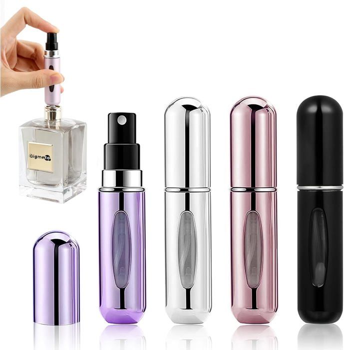 Bouteille de parfum de voyage de 4 pices flacon de parfum de voyage ...