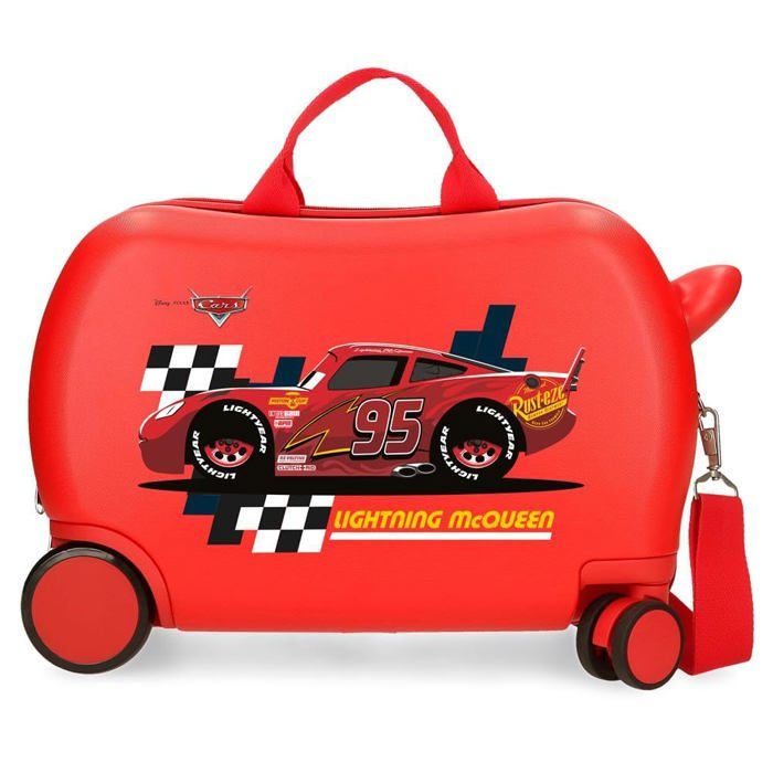 Valise enfant - Disney - Cars - Lightning McQueen - Rouge - 24,6L - 1,8kg