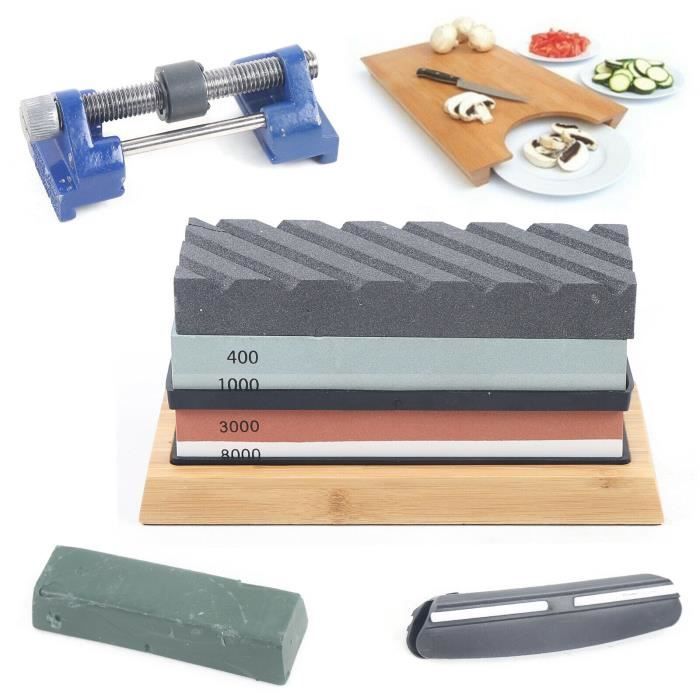 Ensemble de pierre à aiguiser pierre à aiguiser pierre à aiguiser 400/1000 3000/8000 ensemble d ...