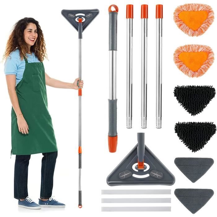 Balai De Nettoyage Sol Balai Serpillère Triangulaire Serpillère Murale ...