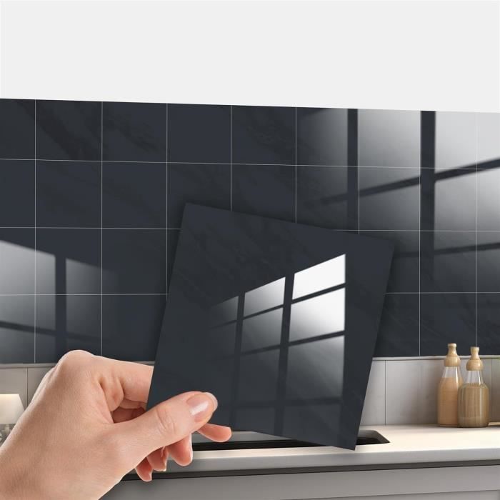Stickers Carrelage Credence Adhesive Adhesif Carrelage Cuisine 15X15 Cm ...