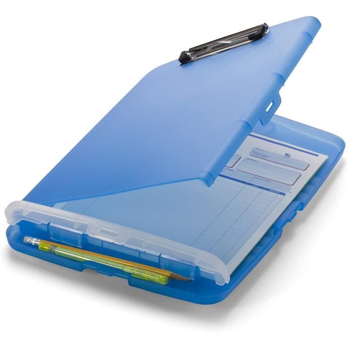 Porte-bloc avec casier de rangement pour documents (format A4), Porte ...