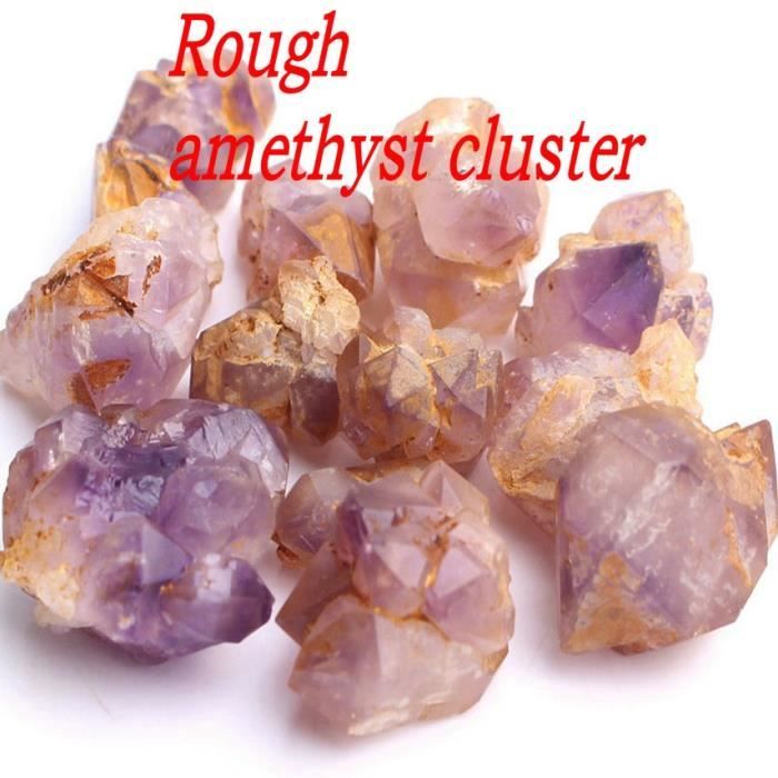 Pierres précieuses,Pierre de roche brute en cristal naturel, 1 sac B ...