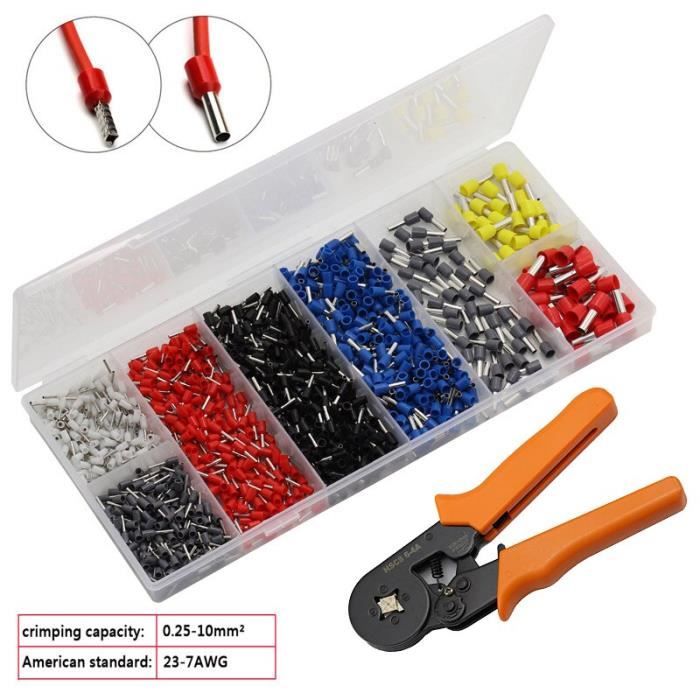 Pince outil,Pince à sertir les bornes tubulaires électriques, outils à ...