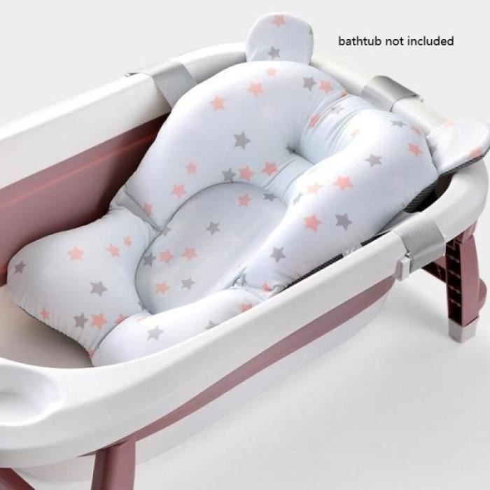 Coussin de baignoire pliable pour bébé siège de bain pour nouveau né ...