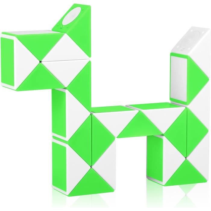 Serpent Magique - 24 Parties Magic Snake Cube Twisty Puzzle Ruler ...