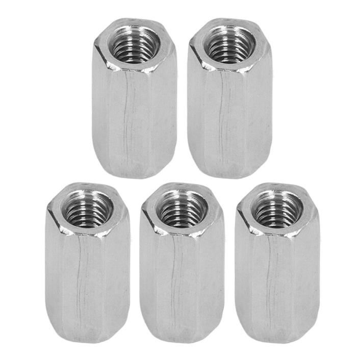 Cikonielf écrou d'accouplement hexagonal 20 Pcs Hex Accouplement Écrou M6 En Acier Inoxydable ...