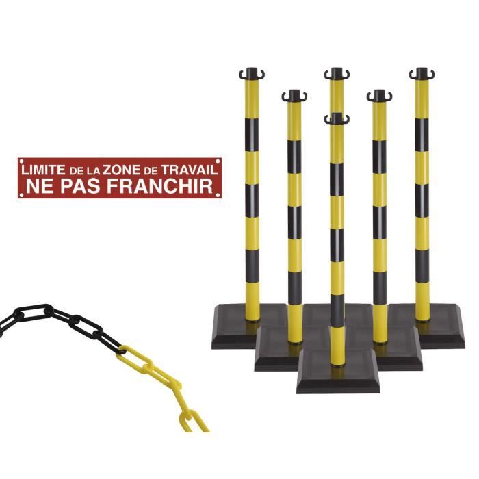 Pack balisage/signalisation Limite de zone de travail - EG 0012 - CLAS Equipements - Cdiscount Auto