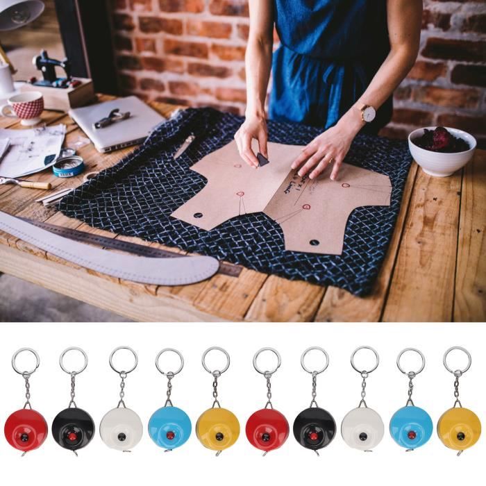 XIJ ruban à mesurer corporel Ruban à Mesurer Rétractable, 10 Pcs Ruban ...