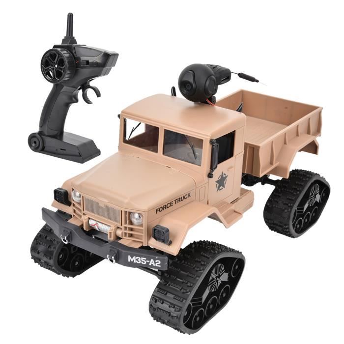 EJ.life Voiture RC 2.4G 1/16 RC camion militaire télécommande modèle de ...