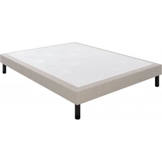 Sommier déco - EPEDA - Bristol - 140 x 190 cm - Confort medium - 3 ...