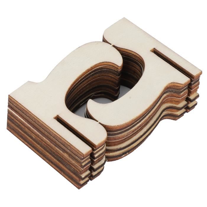 Panneaux en bois Mini tableau 2 Set Bois Mini Tableau Signes Place ...