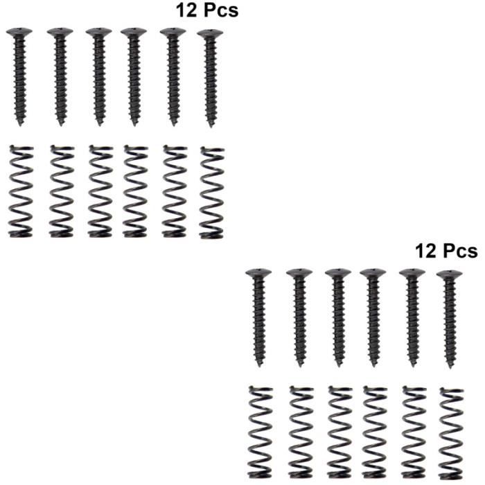 2pcs Pack de 6 vis de ramassage de bobines simples de guitare ...