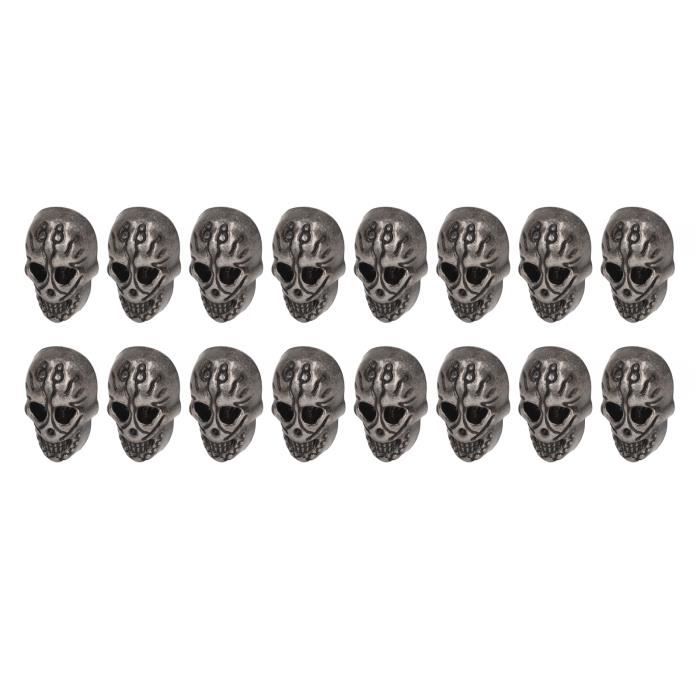 Hililand rivets de tête de mort en métal 50sets Skull Rivets Single ...