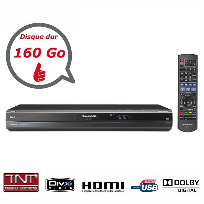 DMREX773 GRAVEUR DISQUE DUR 160GO - Achat / Vente magnetoscope ...