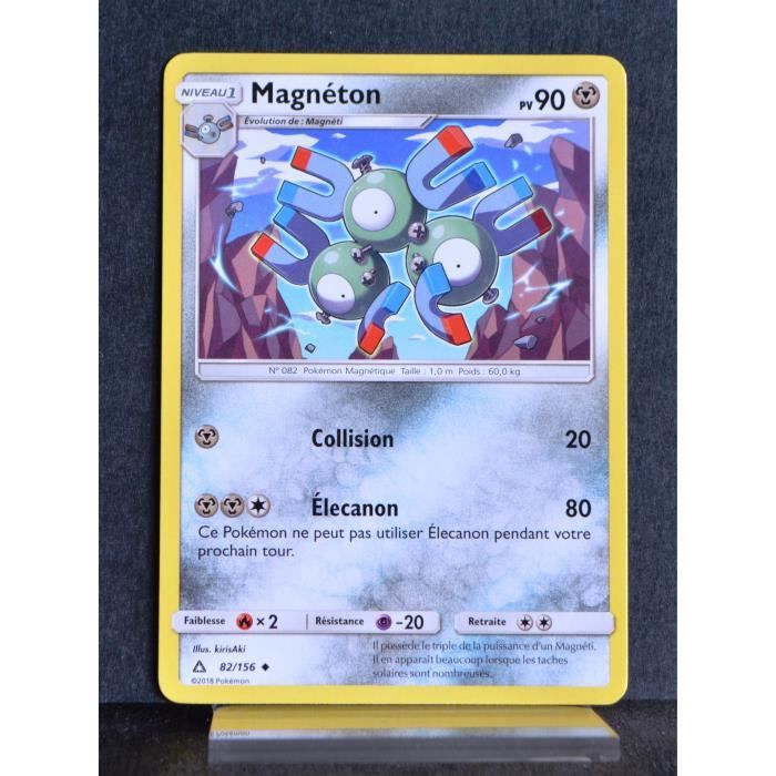 Carte Pokémon 82-156 Magnéton SL5 - Soleil et Lune - Ultra Prisme NEUF ...