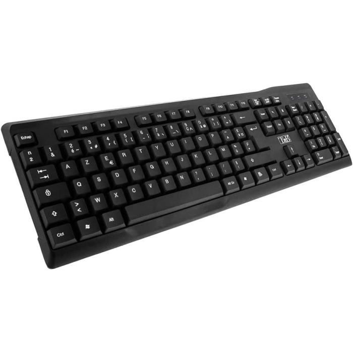 Tnb - Clavier + Souris Sans Fil - Noir[J261] - Cdiscount Informatique