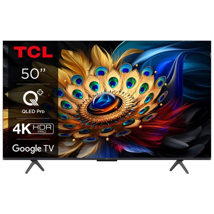 TV QLED Tcl 50C69B 126 cm 4K UHD 2024 Aluminium brossé - Cdiscount TV ...