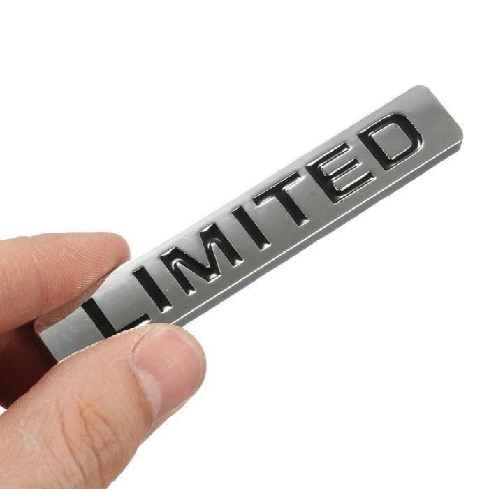NEUFU Universal LIMITED Logo Emblème en métal Autocollant autocollant Carrosserie Carr Noir ...