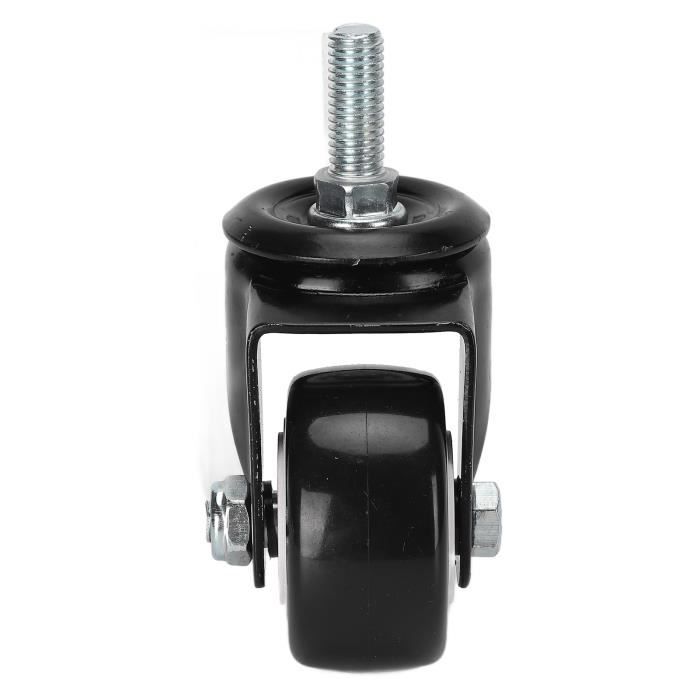 ZJCHAO Roulette pivotante Roue De Chariot Pivotante à Vis M12 Durable ...