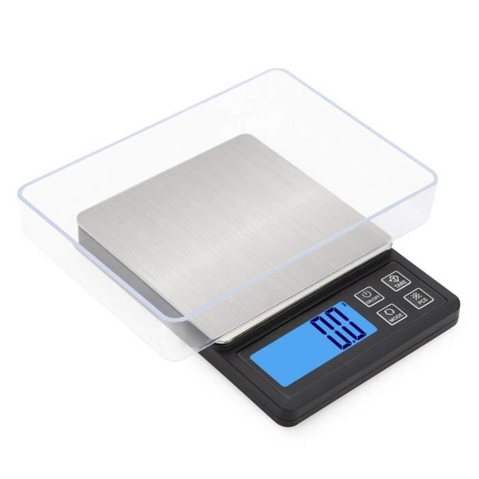 Balance De Cuisine Numérique, Plateau 3Kg-1G, Balance Électronique ...