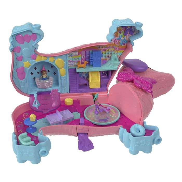 Coffret Polly Pocket - HKV54 - Fête Du Chiot - 2 Figurines - 26 ...