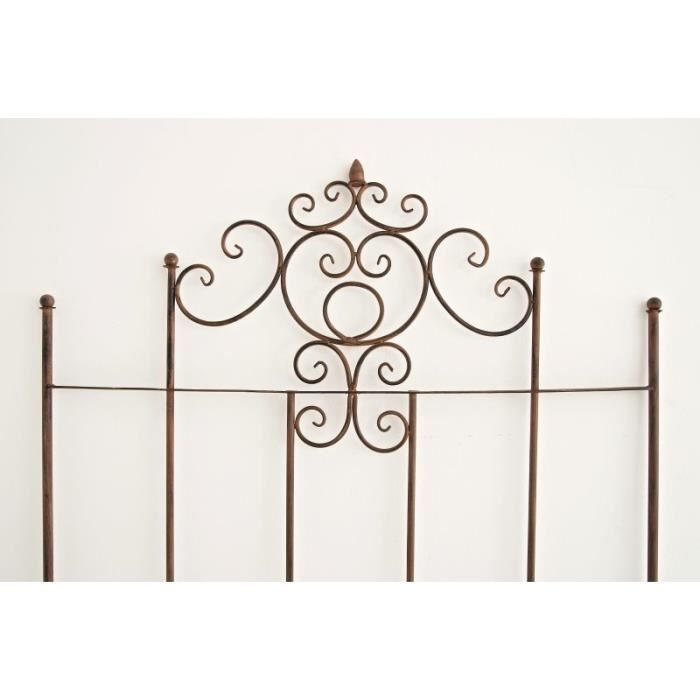Treillis mural pour plantes grimpantes - CLP - PAULA - Fer - Marron ...