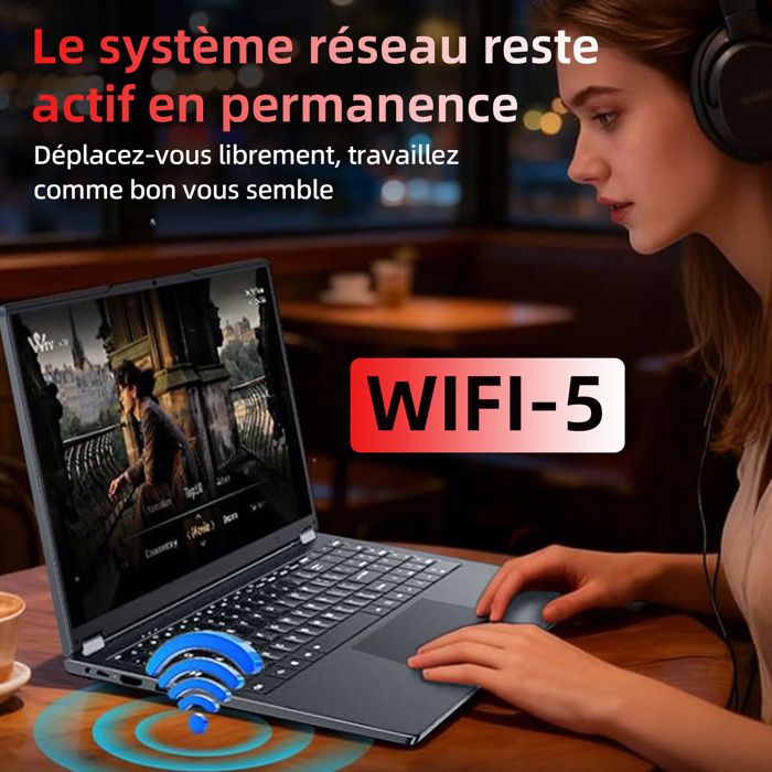 PC Portable-AMD Ryzen5 7430U(6C/12T)-Écran tactile 360°Flip-16Go RAM ...