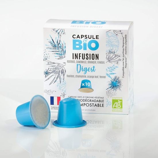 Capsul&Bio Infusion Digest Bio-Compatible Avec Les Machines À Capsules ...