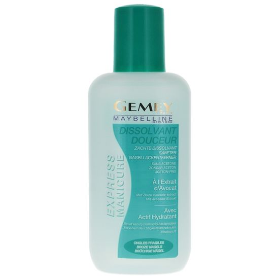 Gemey Maybelline Express Manucure Dissolvant Douceur 125 ml - Lot de 4 ...