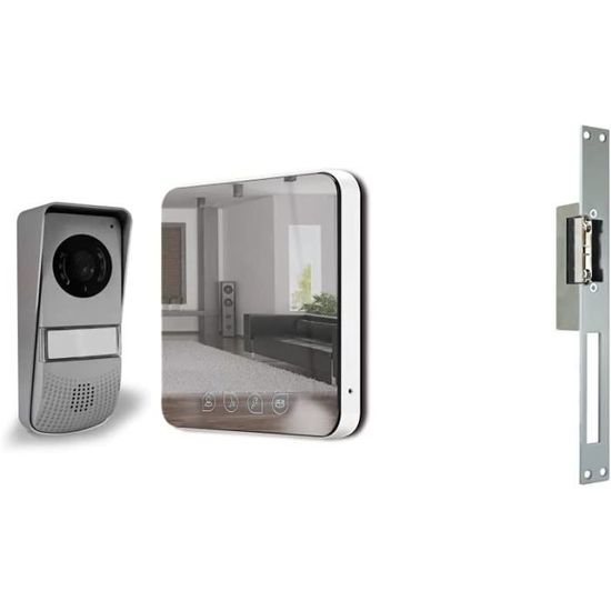 Extel - Visiophone - Visio Ultra Plat Design Effet mirroir, Fonction ...