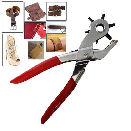 Perforeuse Pivotante 6 Trous Pince Perforatrice Pour Cuir Papier ...