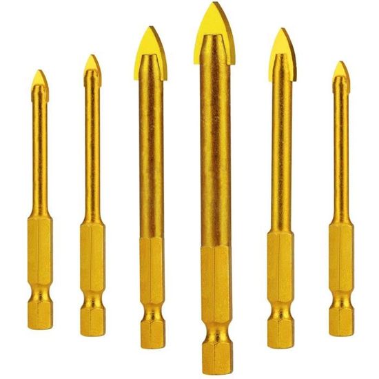 Foret Carrelage Verre Ceramique, HTBAKOI Forets pour Céramique Forêts ...