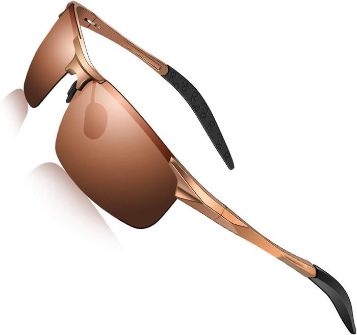 Lunettes De Soleil De Conduite Pour Hommes Hd Polarisées Rétro Vintage