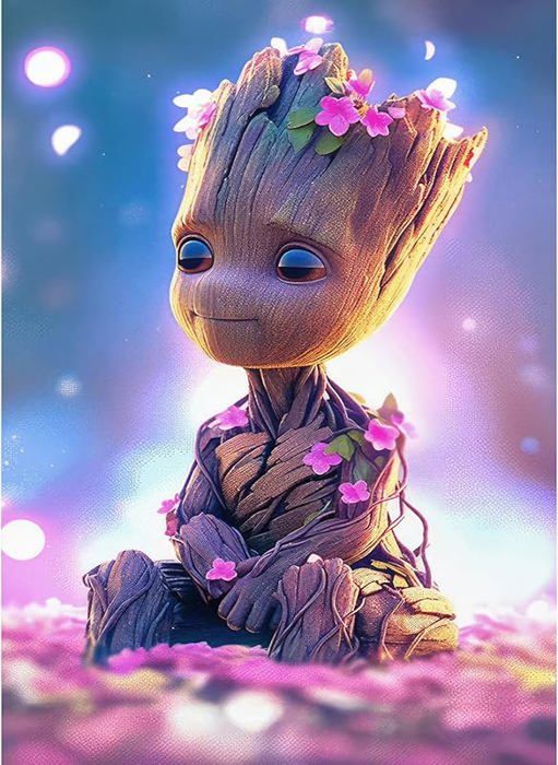 HNE DIY Groot Peinture Diamant Painting Kit 5D Dessin Anim Art du ...